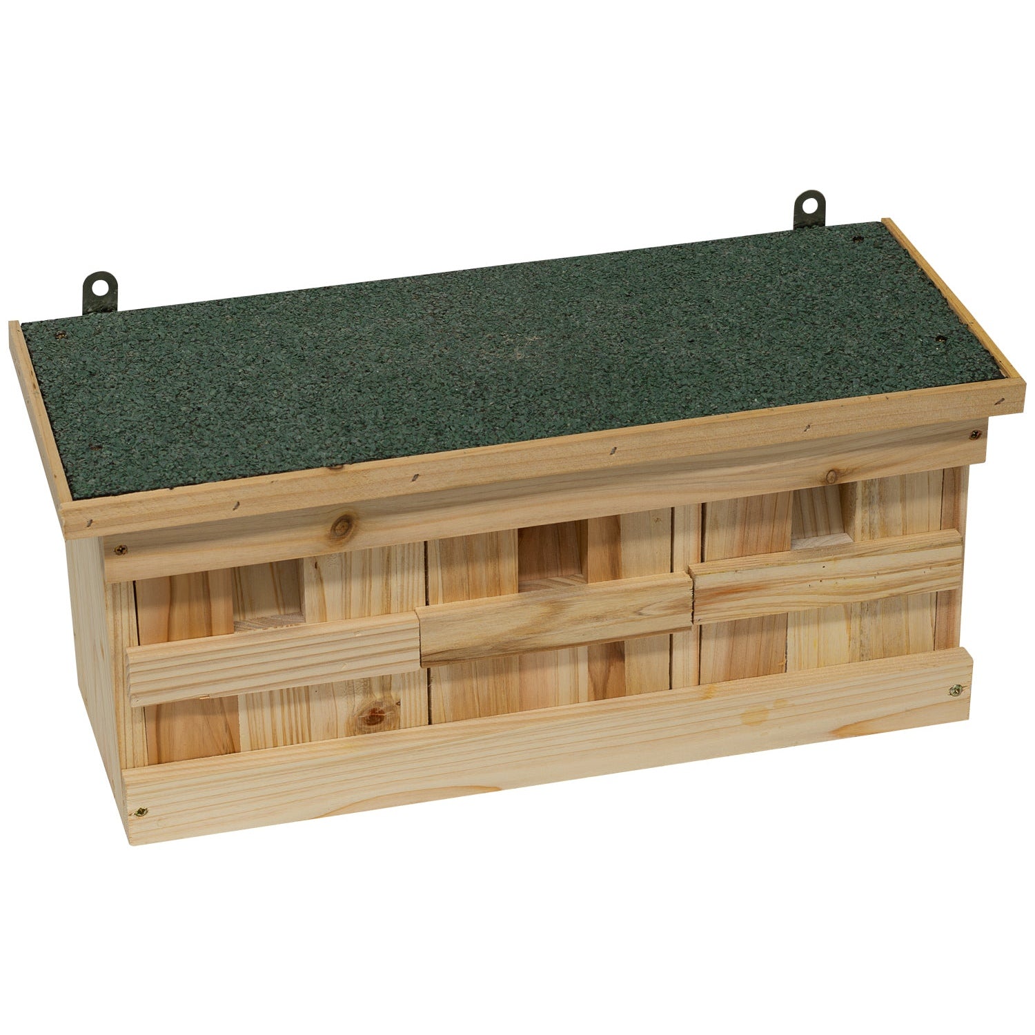 Woodside Wooden Nesting Wild Bird Box, Sparrow Colony Terrace, Removab ...
