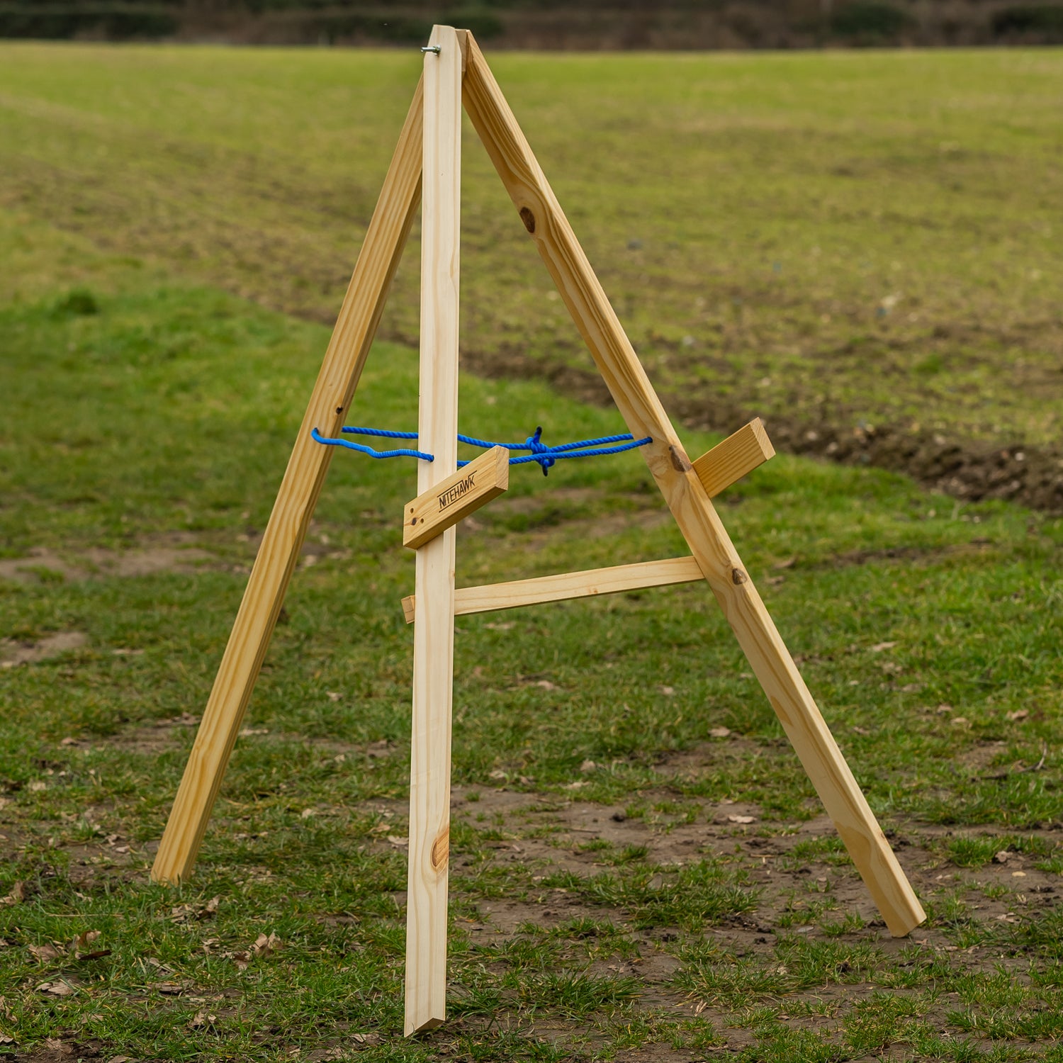 Nitehawk Wooden Foldable A-Frame Archery Target Tripod Stand – Outdoor ...