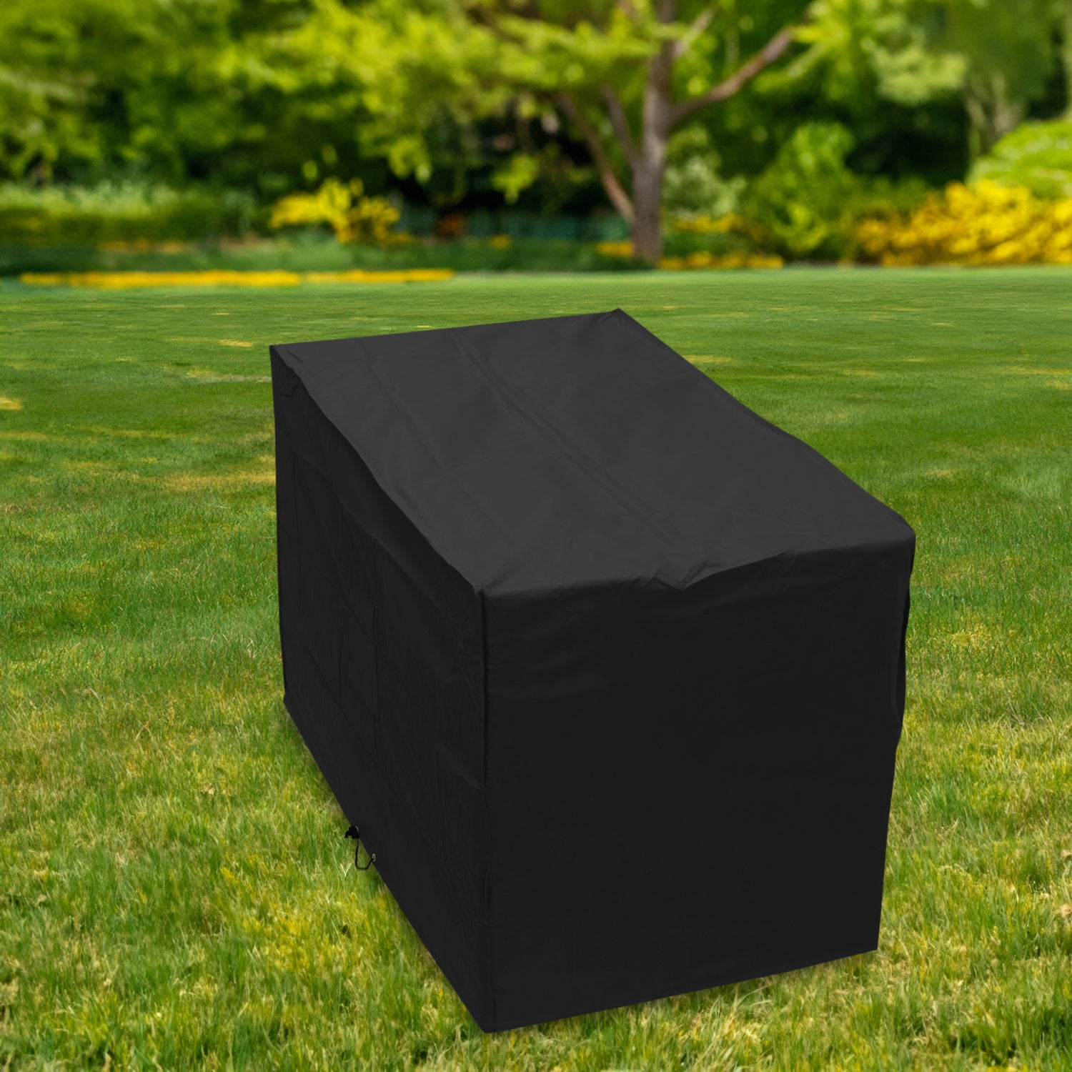 Woodside Wagon/Trolley Barbecue Cover BLACK – Outdoor Value