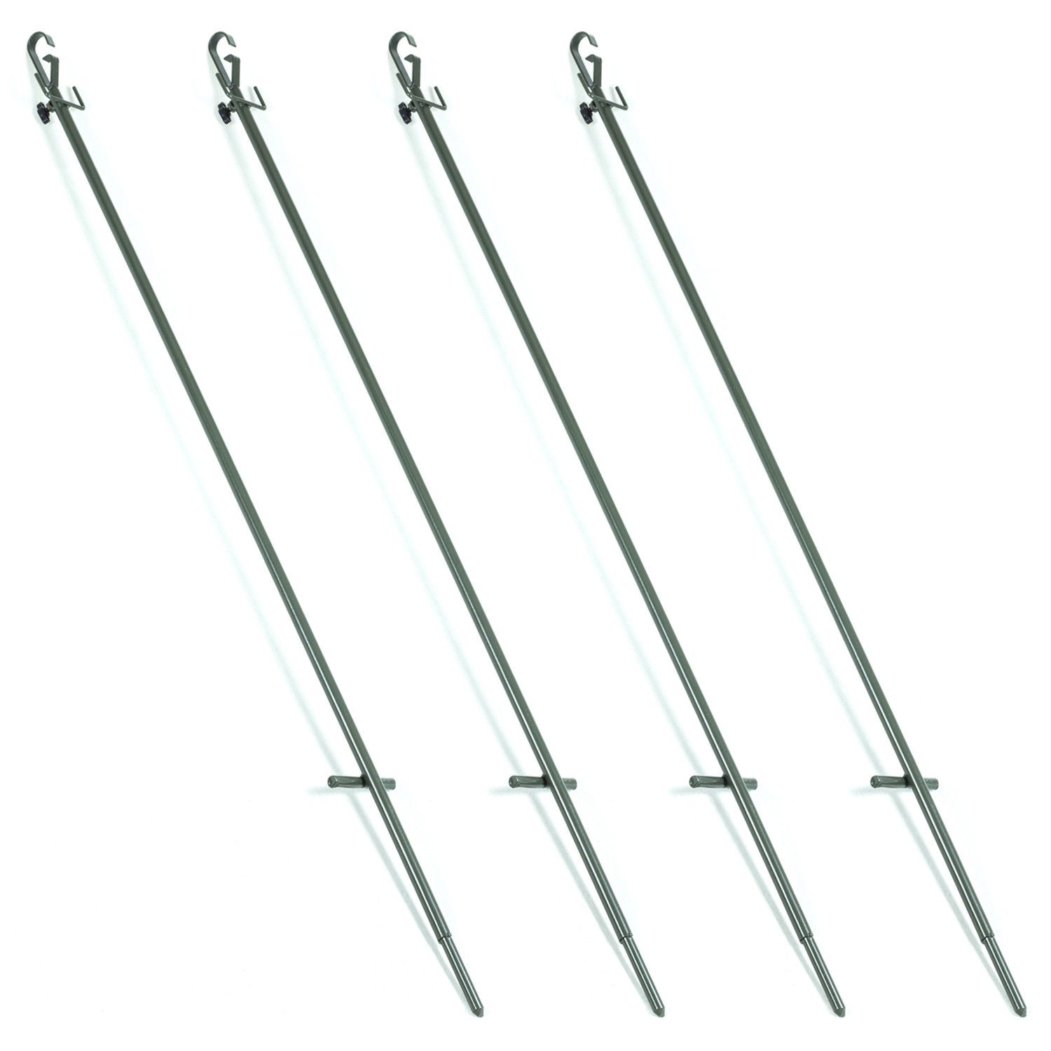 4 x Nitehawk Telescopic Hunting Hide Poles For Pigeon Shooting/Hunting ...