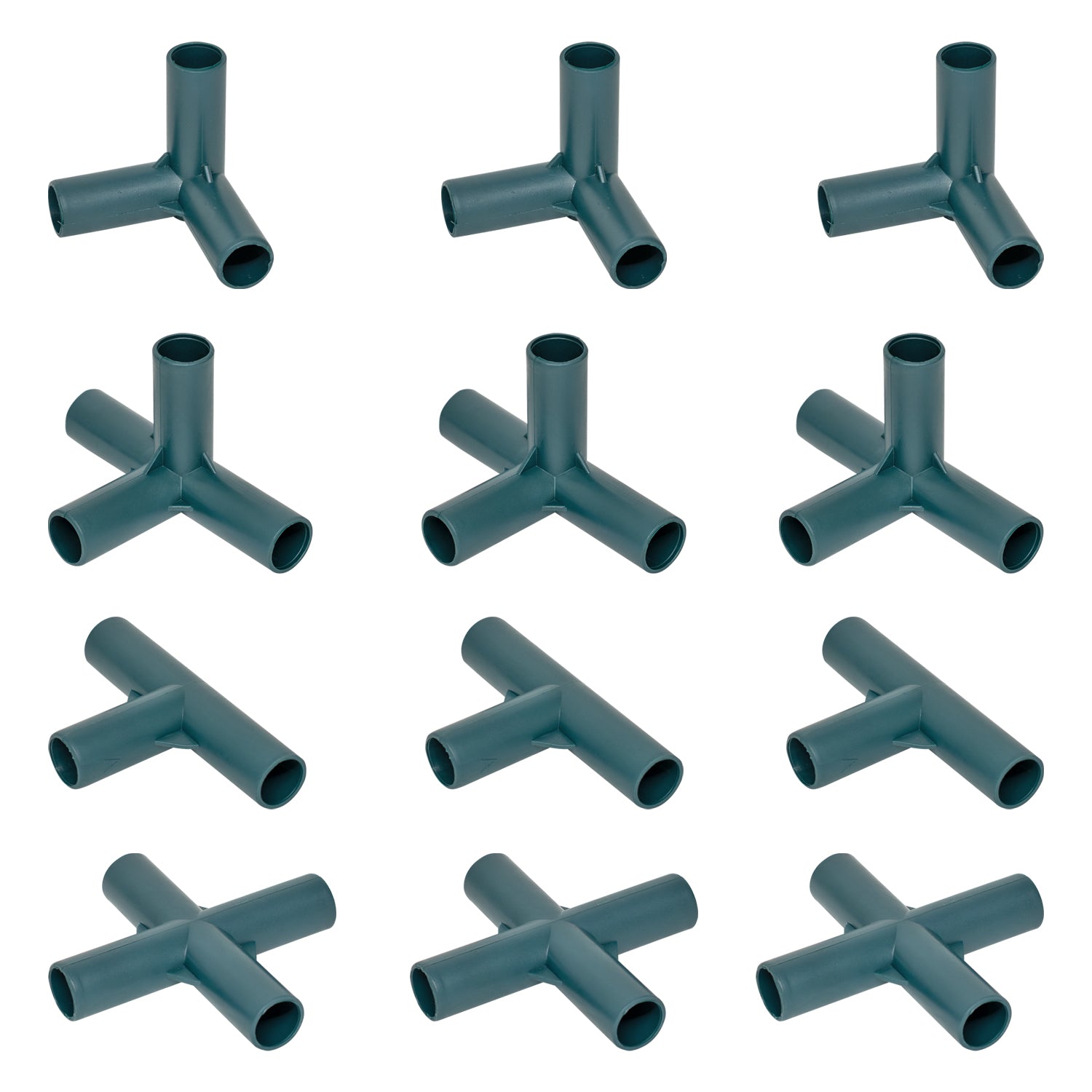 Woodside Greenhouse Frame Connector Set, 12 Pack, 16mm – Outdoor Value