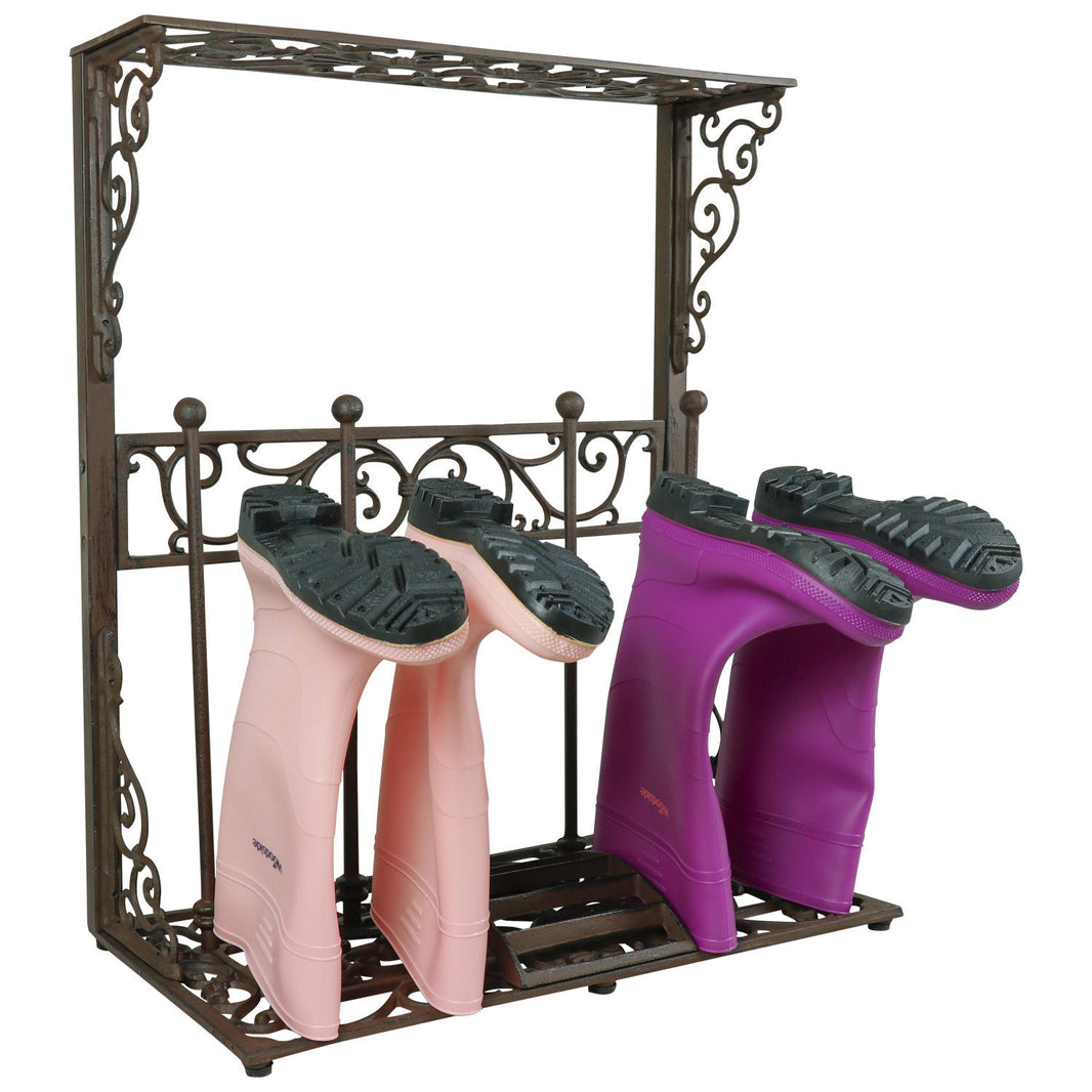 Wellington Boot Rack - Welly Stand & Outdoor Boot Storage – Outdoor Value